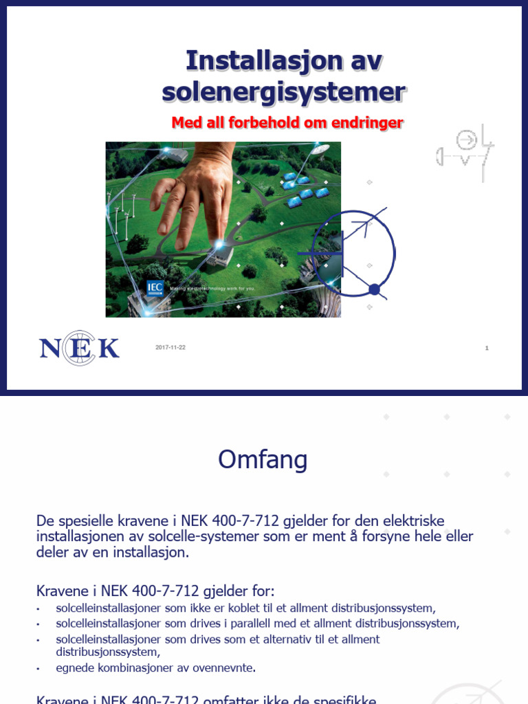 8.NEK 400 712 - Solceller | PDF
