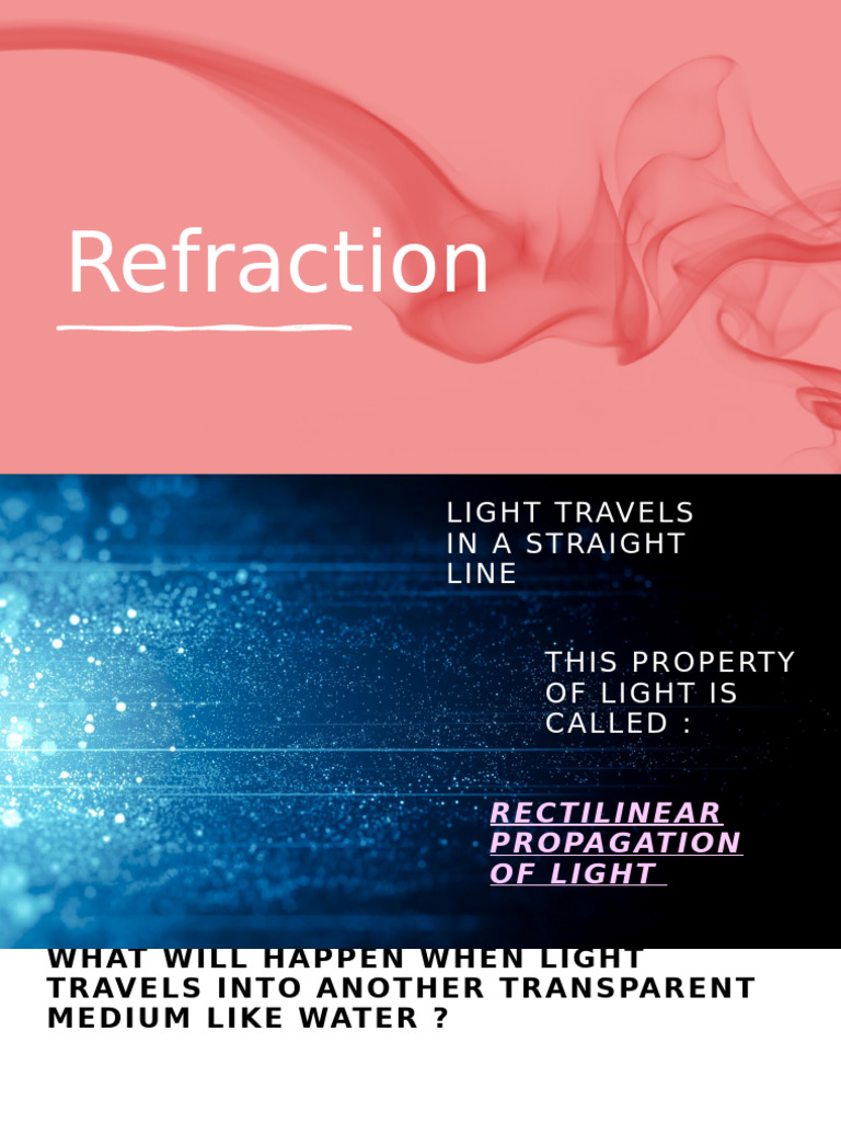 Refraction | PDF