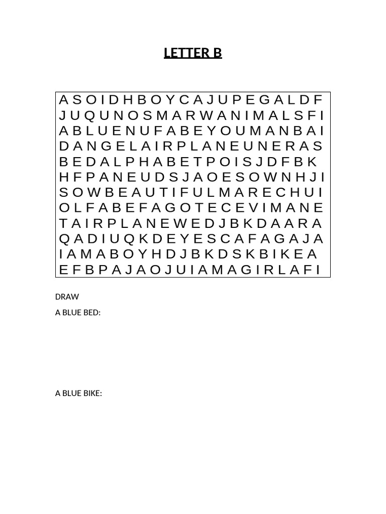 Letter B | PDF