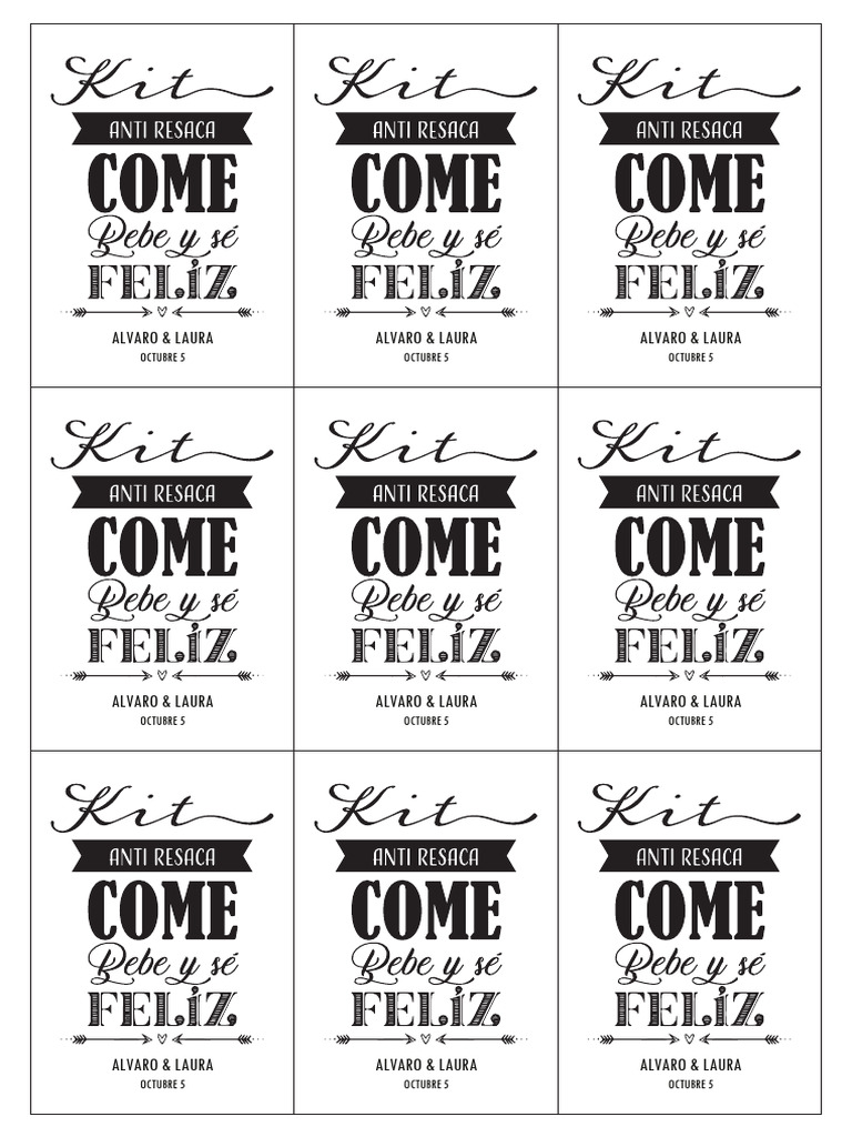 Kit Resacas | PDF