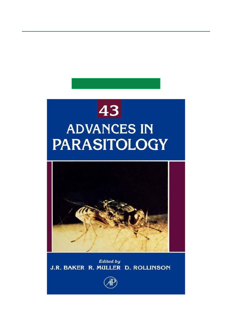 Advances in Parasitology PDF | PDF | Biology
