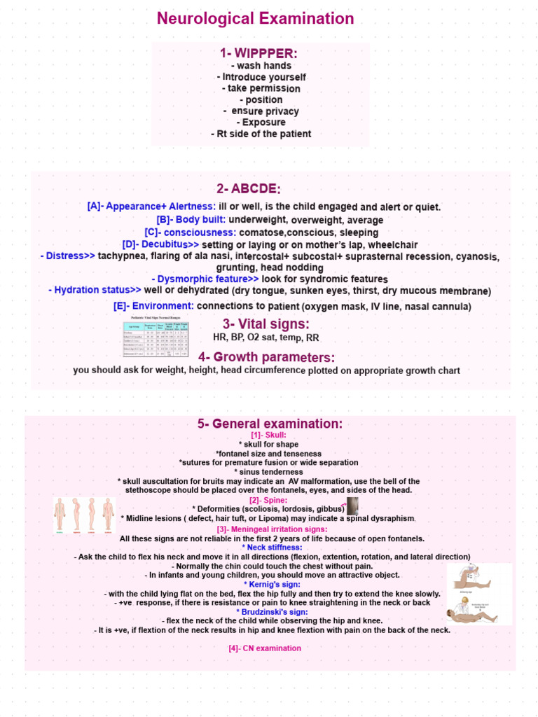 Neurological Examination | PDF | Anatomical Terms Of Motion | Skull