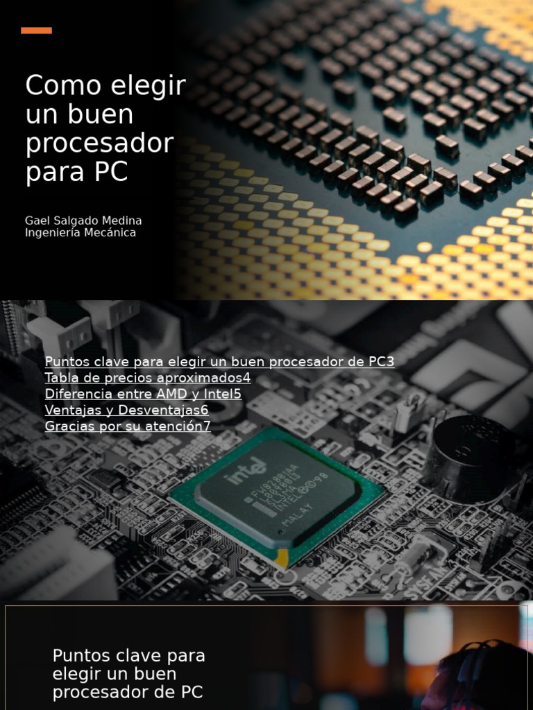Como Elegir Un Buen Procesador para PC GSM | PDF | Microprocesador ...