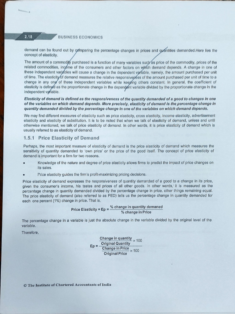 BT801 Economics Class Notes | PDF