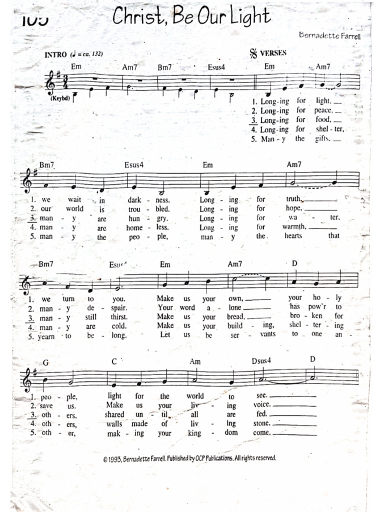 Christ Be Our Light | PDF