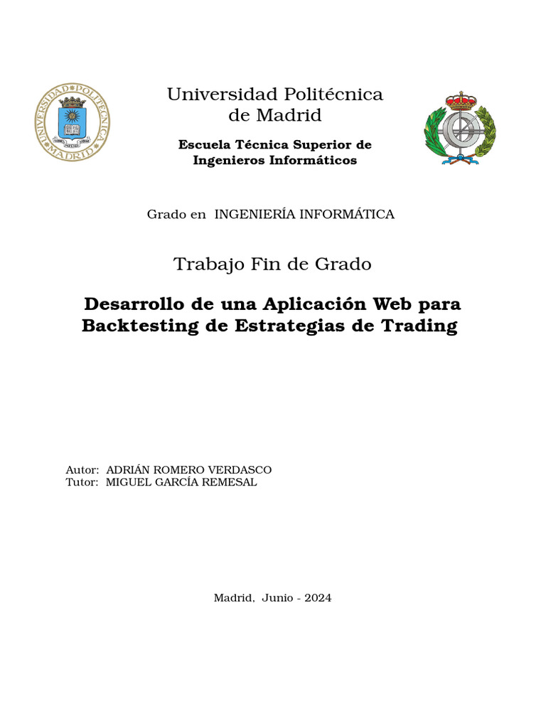 Desarrollo de Una Aplicación Web para Backtesting de Estrategias de ...