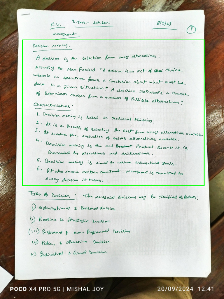 Day 4 Notes Management | PDF