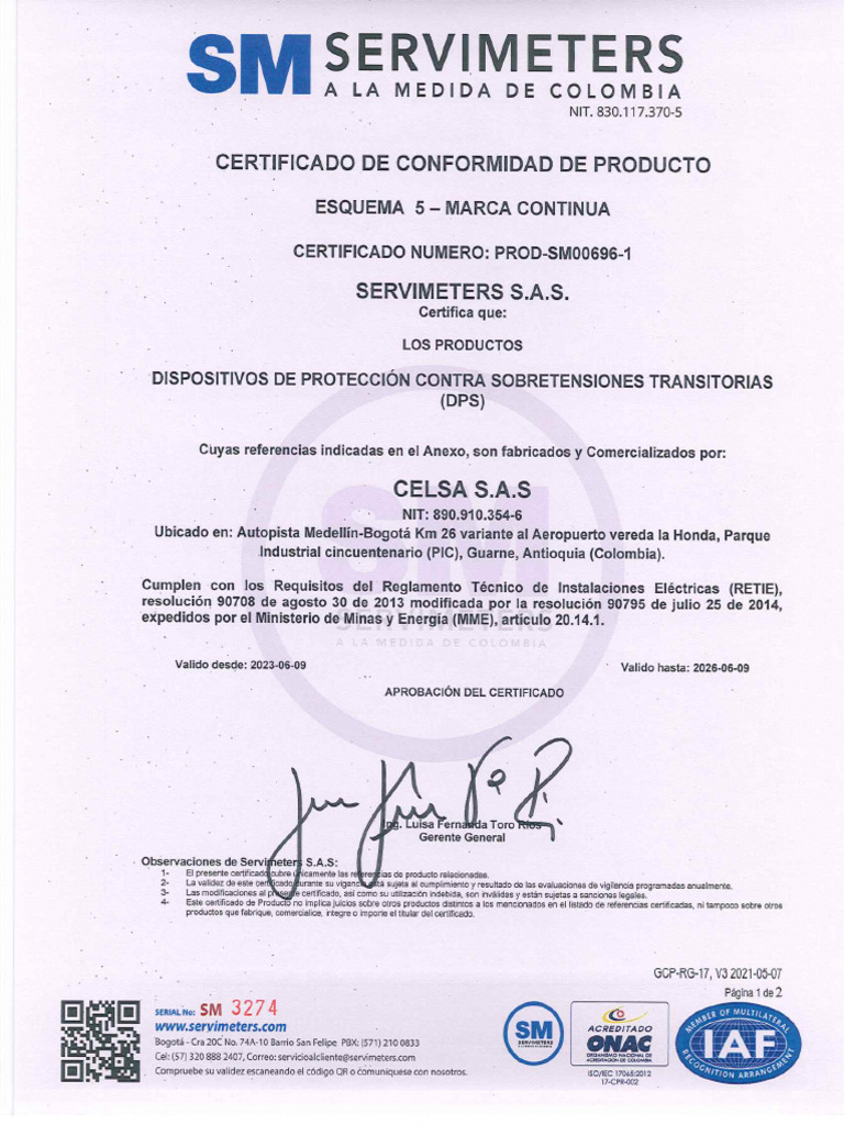 Certificado Dps | PDF