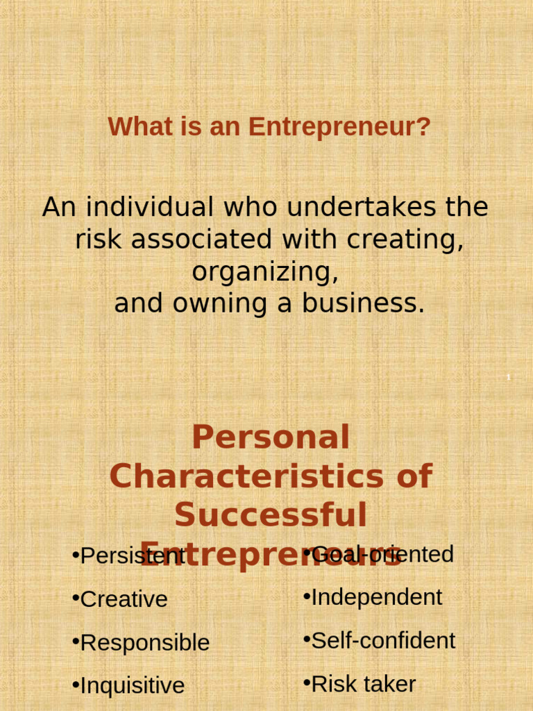 Introduction To Entrepreneurship (Autosaved) | PDF | Entrepreneurship | Business Plan