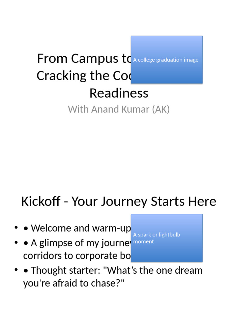 From Campus To Corporate AK Visuals Notes | PDF