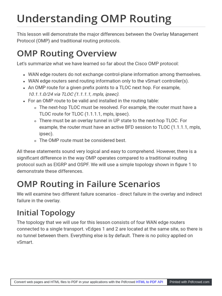 3.8 Understanding OMP Routing | PDF | Routing | Computer Science