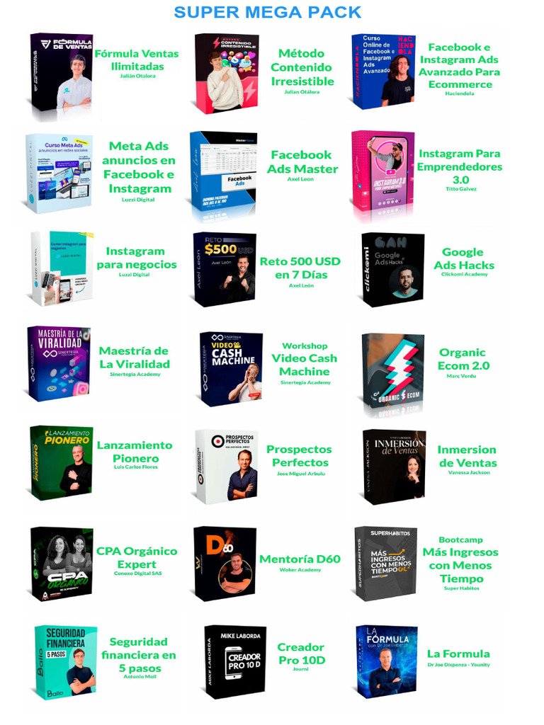 Catalogo de Cursos | PDF