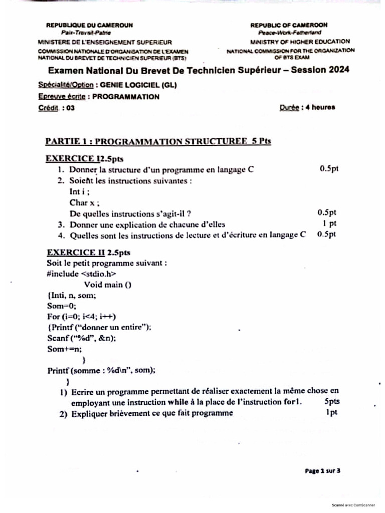Programmation 2024 | PDF
