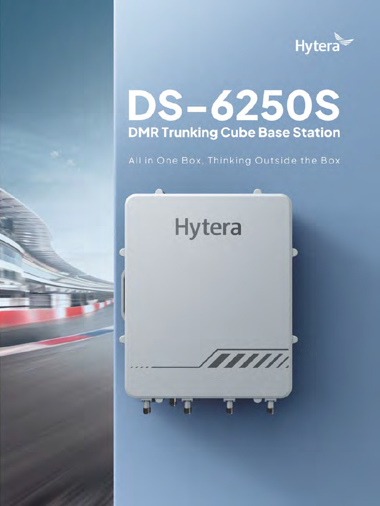 EN - DS-6250S - Next-Generation DMR Trunking Cube Base Station - Brochure | PDF