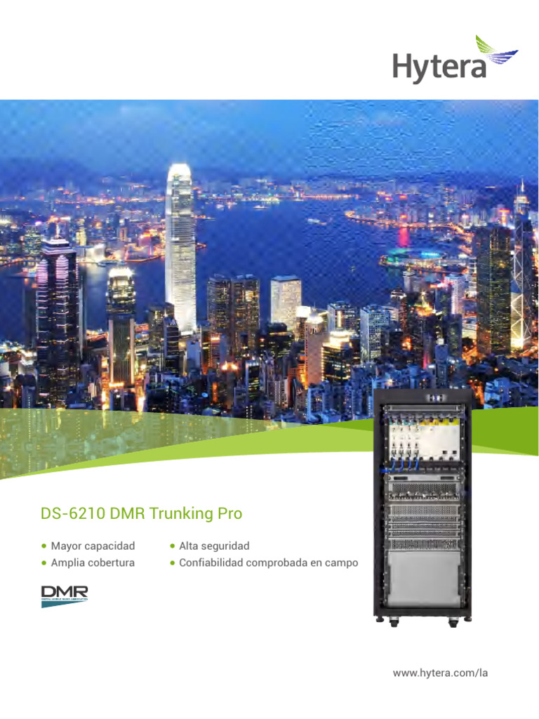ES DS-6210 DMR Trunking Pro Base Station Brochure V20231205 | PDF | Servidor (Computación) | Red ...
