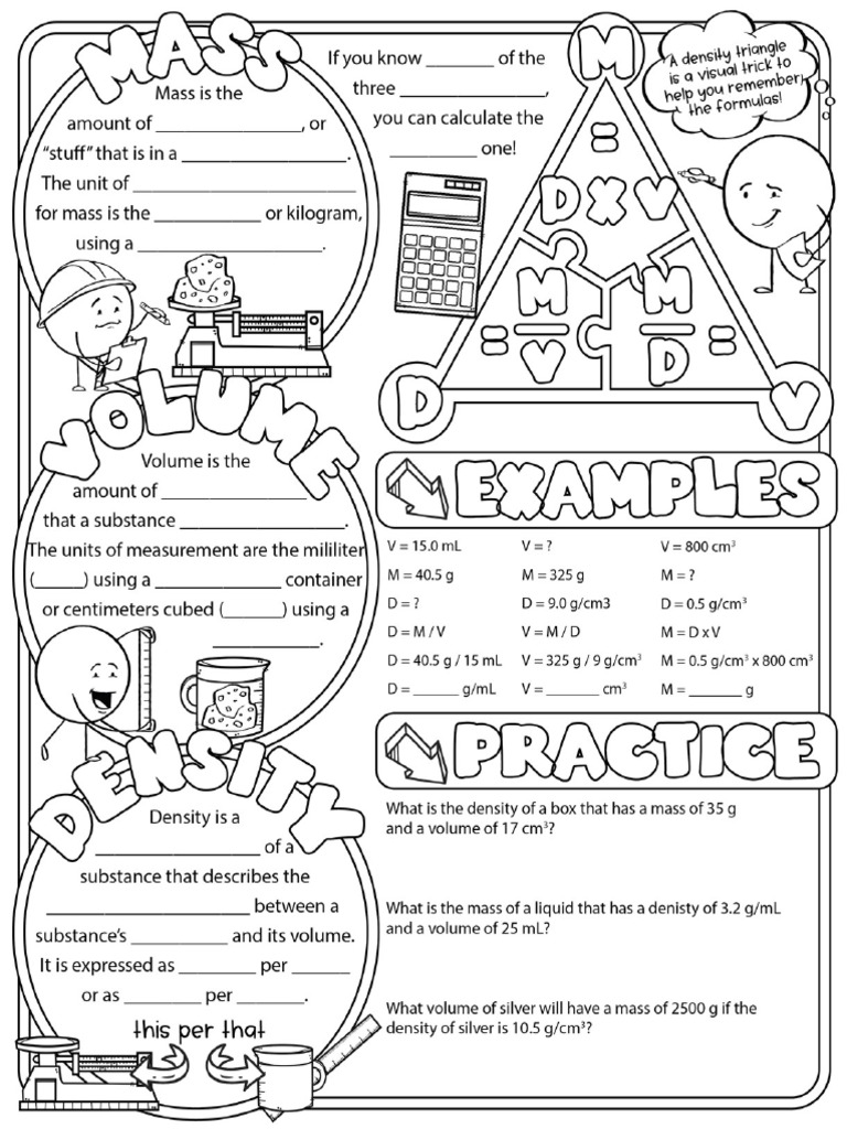 Density Doodle Notes | PDF