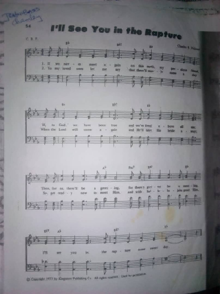 I'll See You in The Rapture | PDF