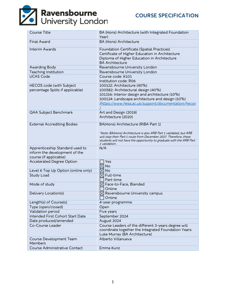 Course_Specification_BA_(Hons)_Architecture_with_Integrated_Foundation ...