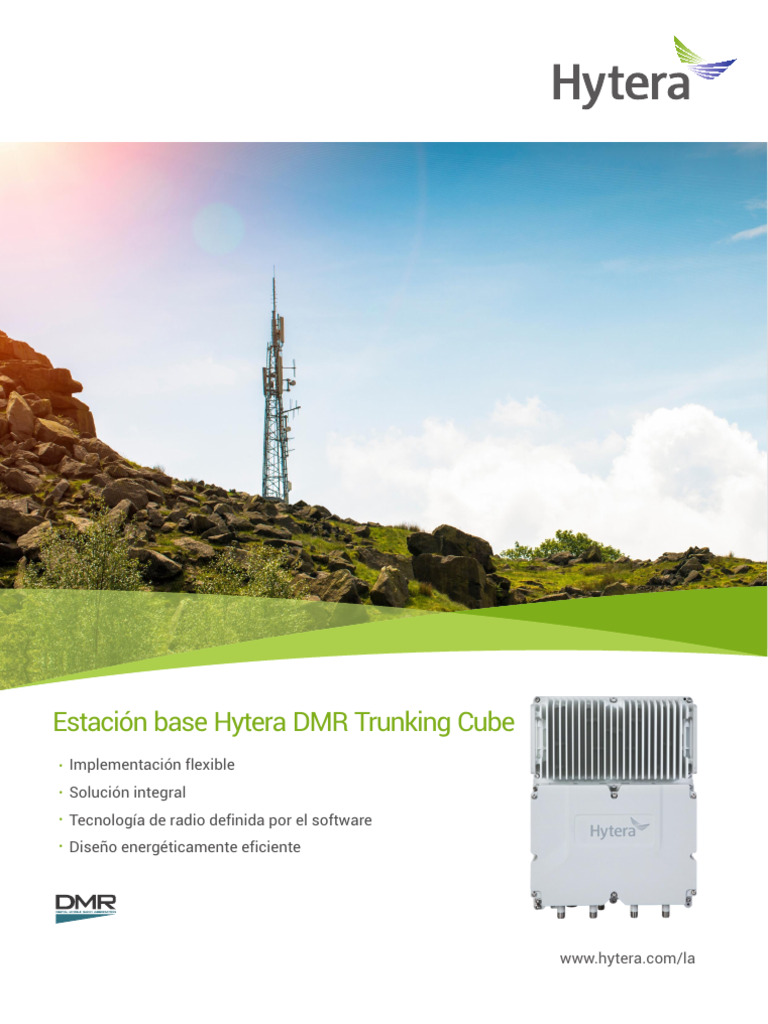 Estación Base DMR Trunking Cube Hytera | PDF | Informática
