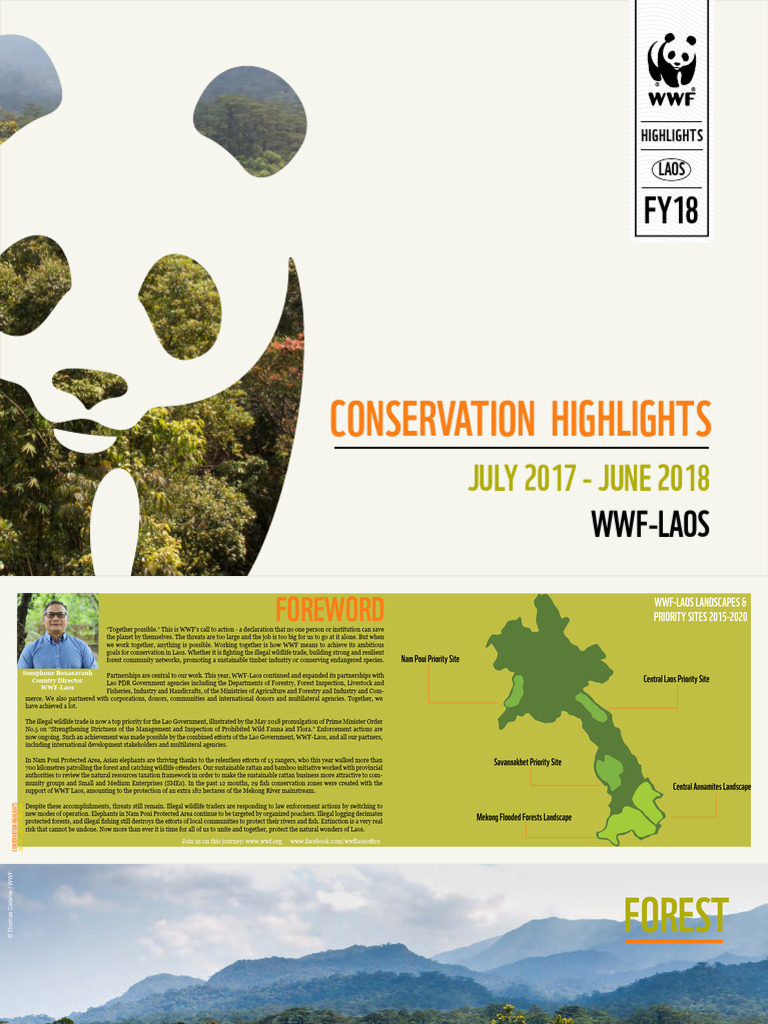 Conservation Highlights 1 | PDF | Mekong | World Wide Fund For Nature