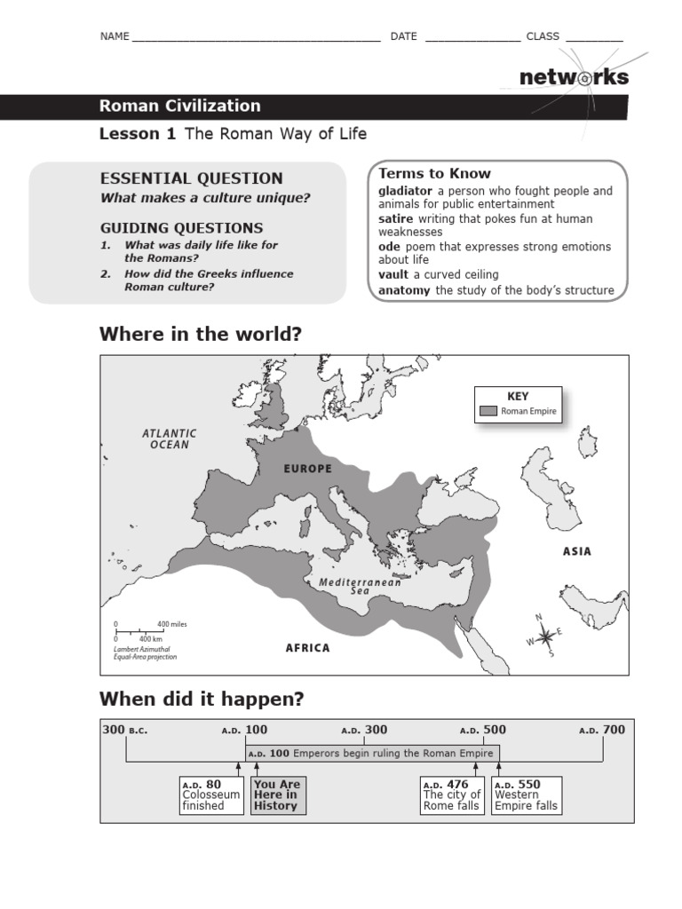 Roman Daily Life and Cultural Influences | PDF | Roman Empire | Ancient ...