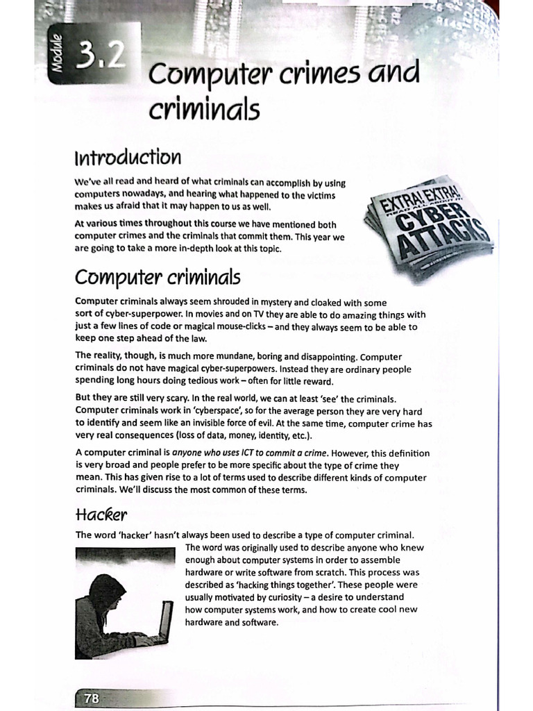 Module 3.2 Computer Crimes | PDF