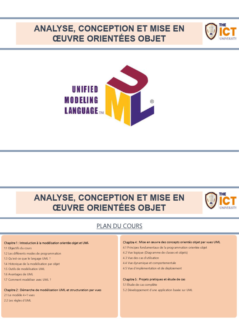 Introduction à la modélisation UML | PDF | Programmation orientée objet ...