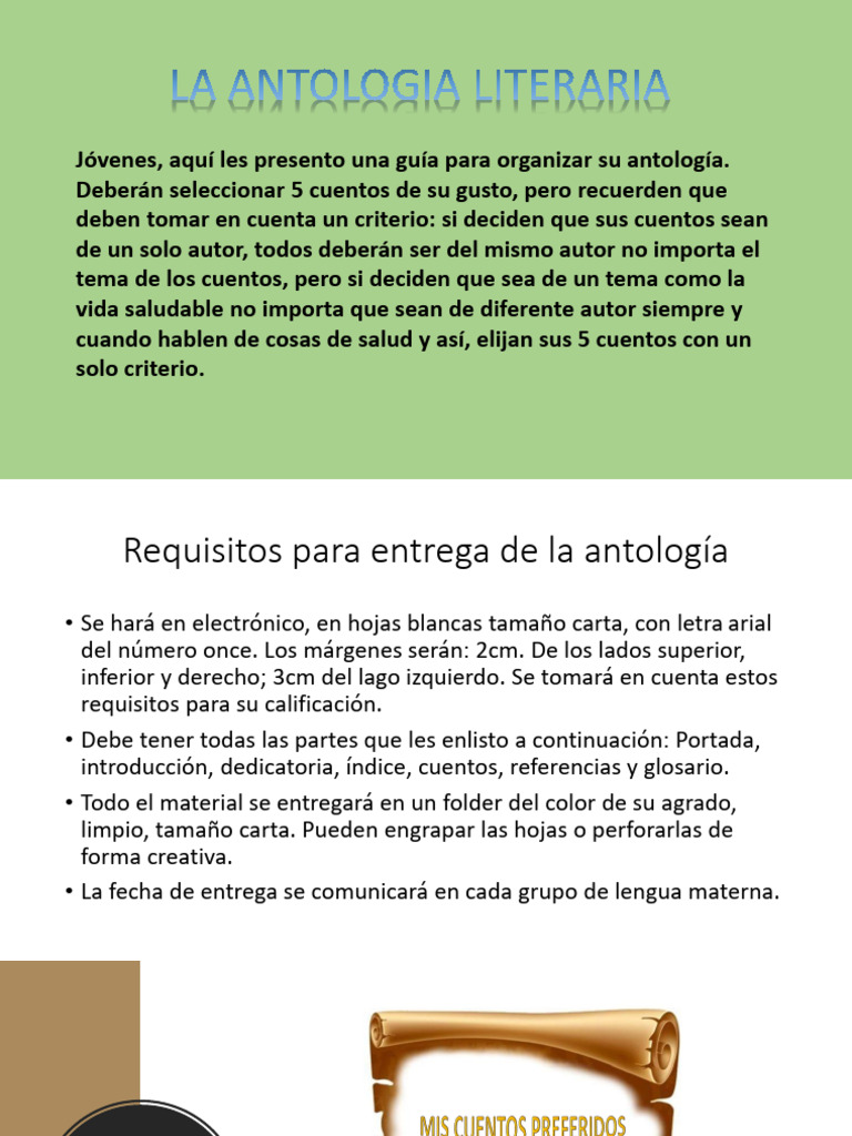 Guía para Crear una Antología Literaria | PDF