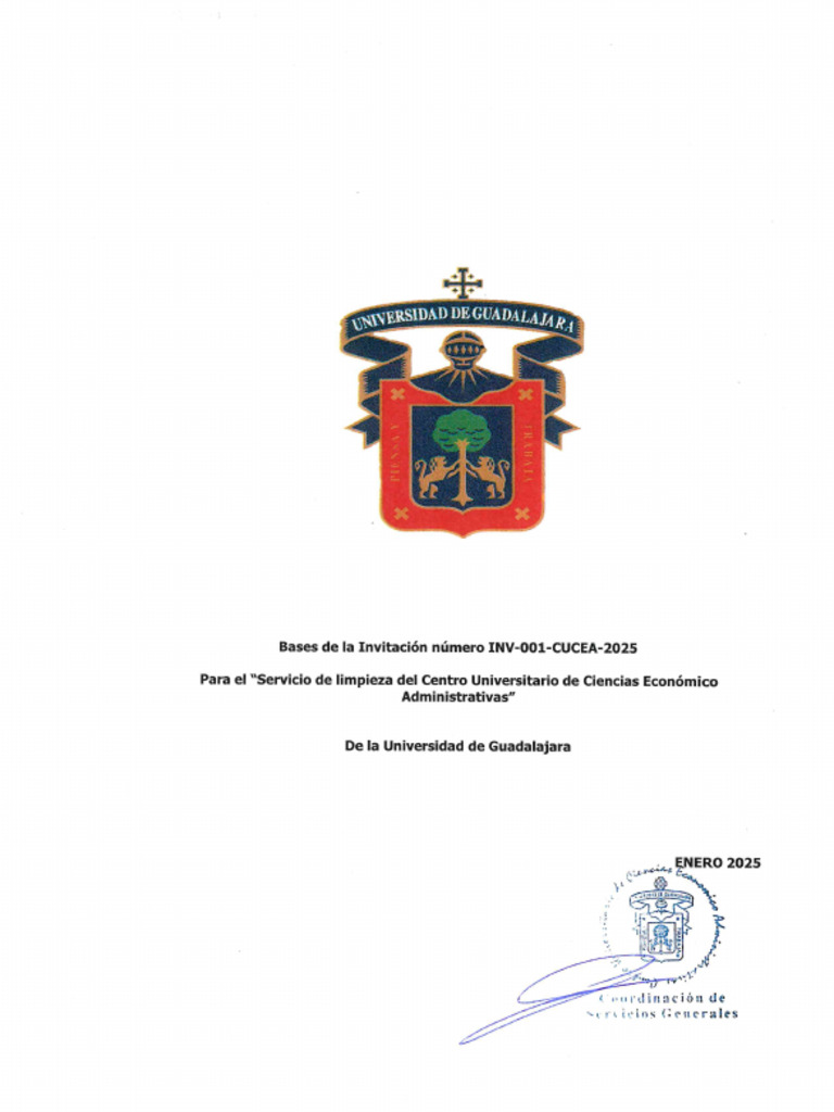 BASES INV-001-CUCEA-2025 | PDF