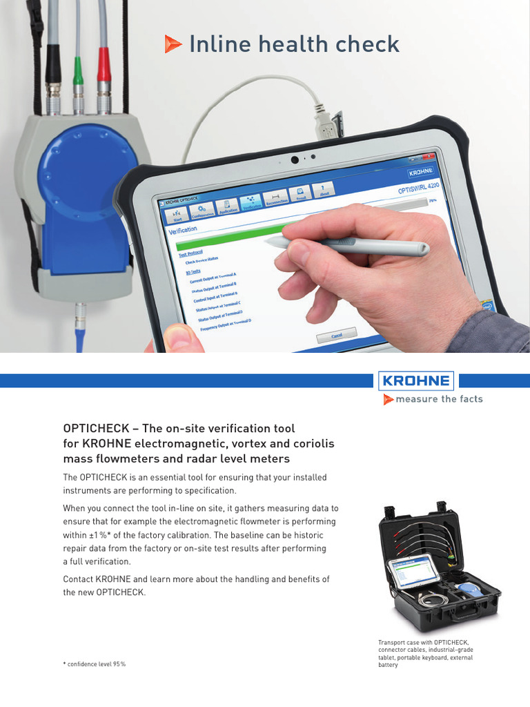 FL OPTICHECK en 170801 R03 | PDF | Flow Measurement | Verification And ...