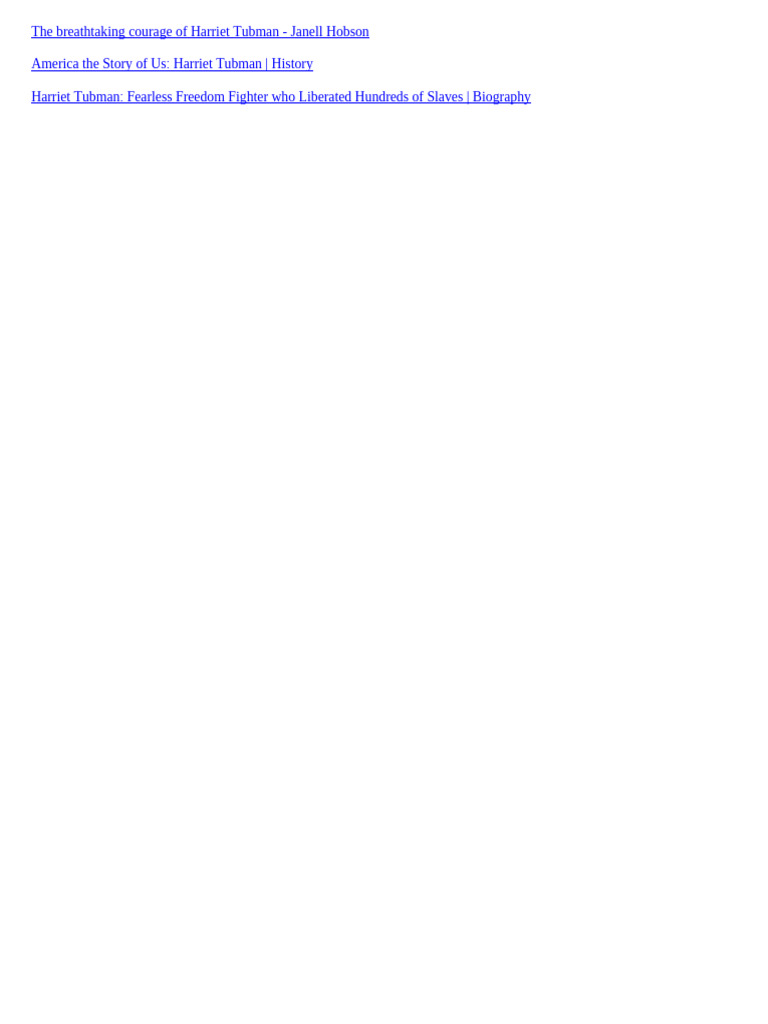 Copy of Harriet Tubman Source Analysis | PDF | Harriet Tubman | Slavery