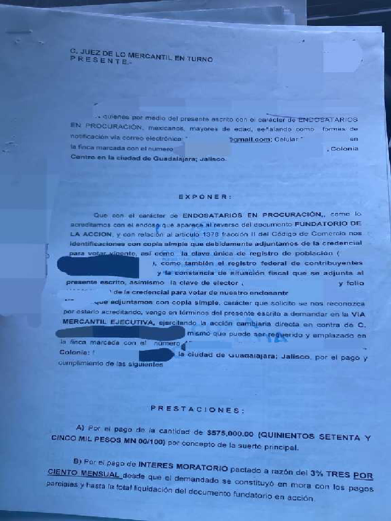 Demanda Procesal | PDF