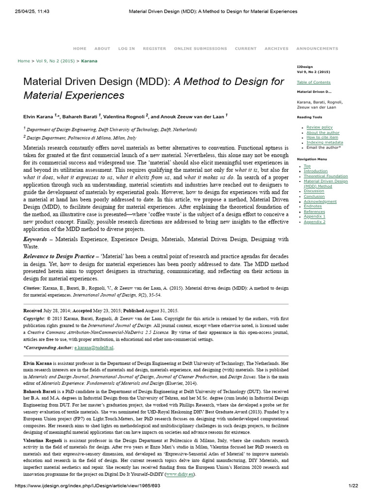 Material Driven Design (MDD)_ A Method to Design for Material ...