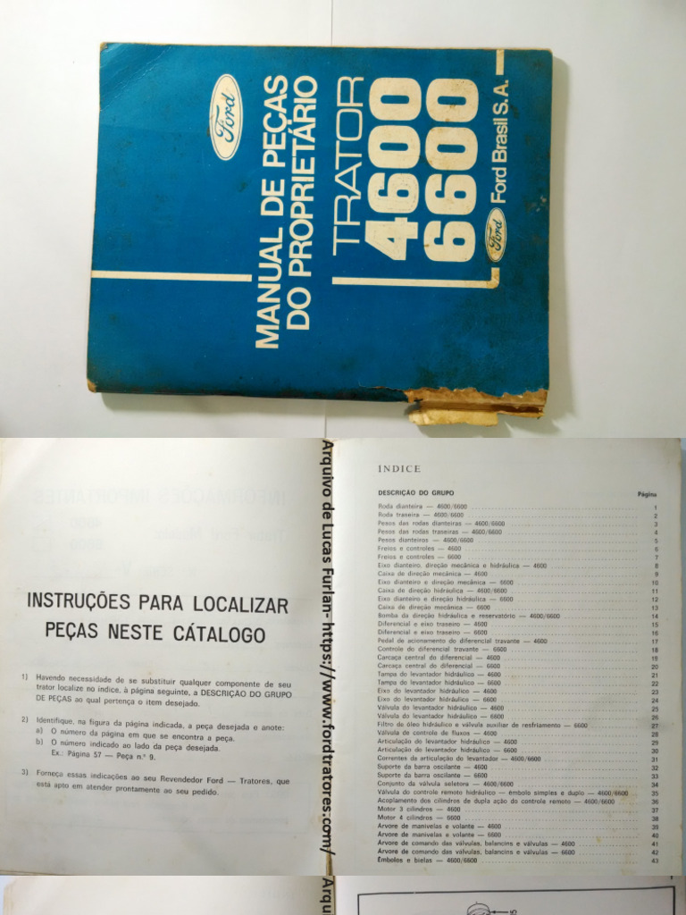 Ford 4600 Tractor Parts Overview | PDF