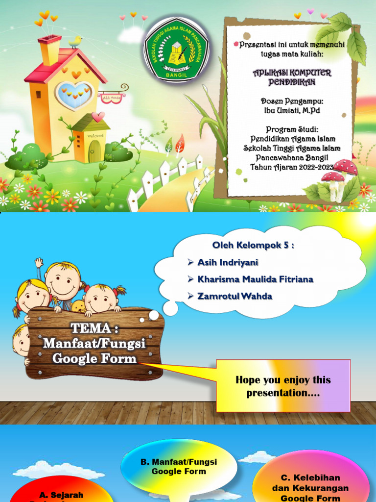Manfaat Google Form (Presentation) | PDF
