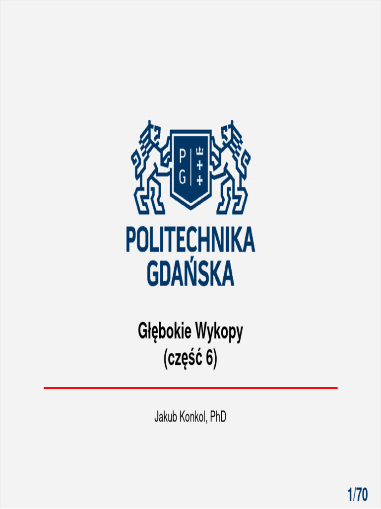 Głębokie Wykopy Part 6 | PDF