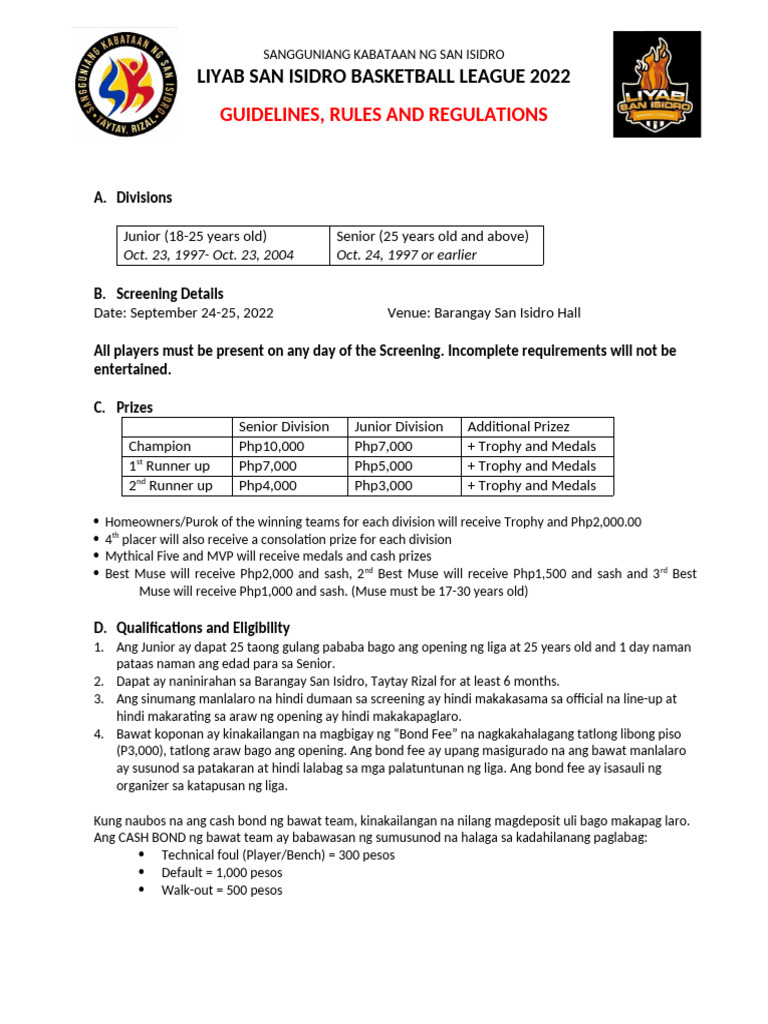 Final Guidelines | PDF