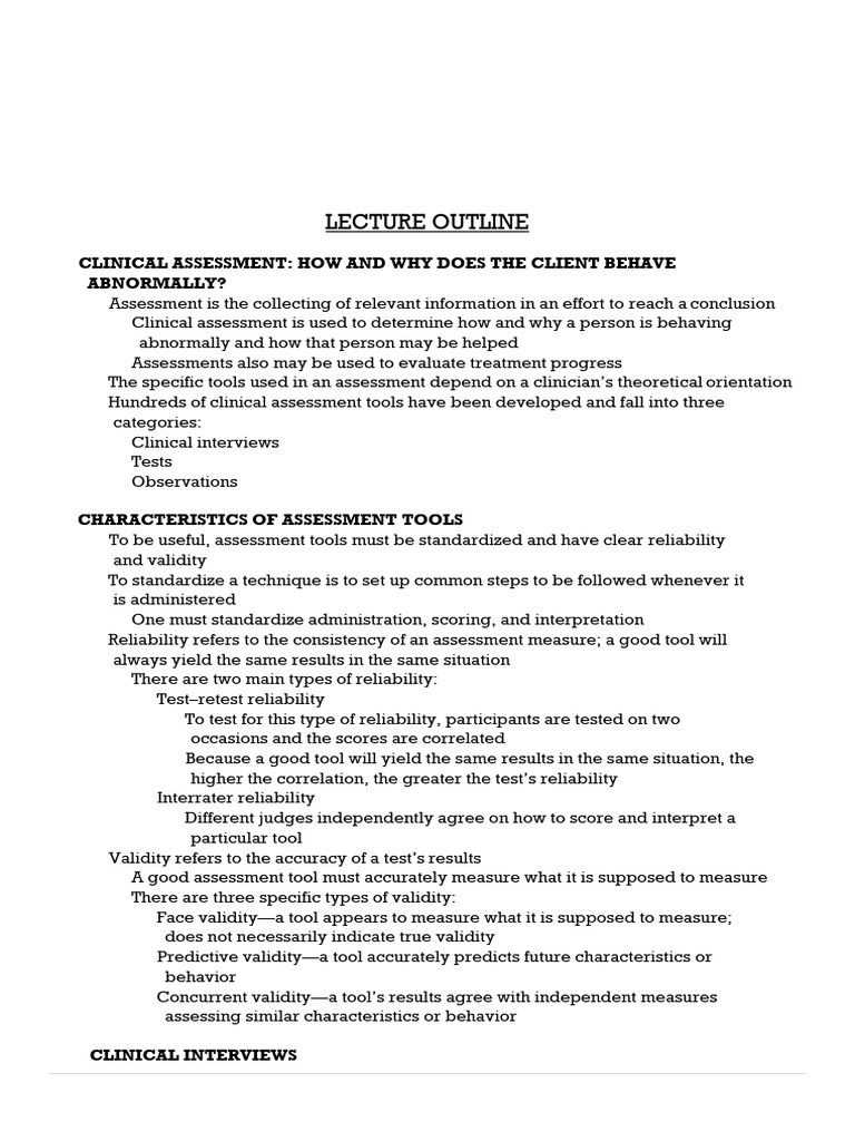 Clinical Assessment and Diagnosis Guide | PDF | Mental Disorder | Dsm 5