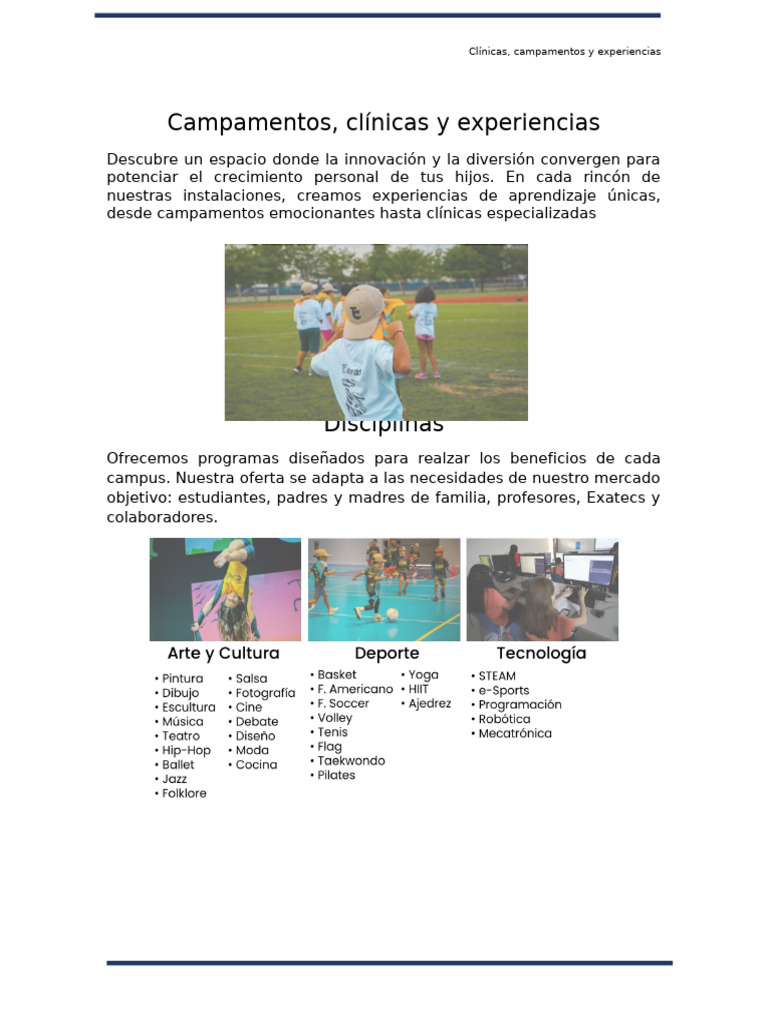 General Campamentos | PDF