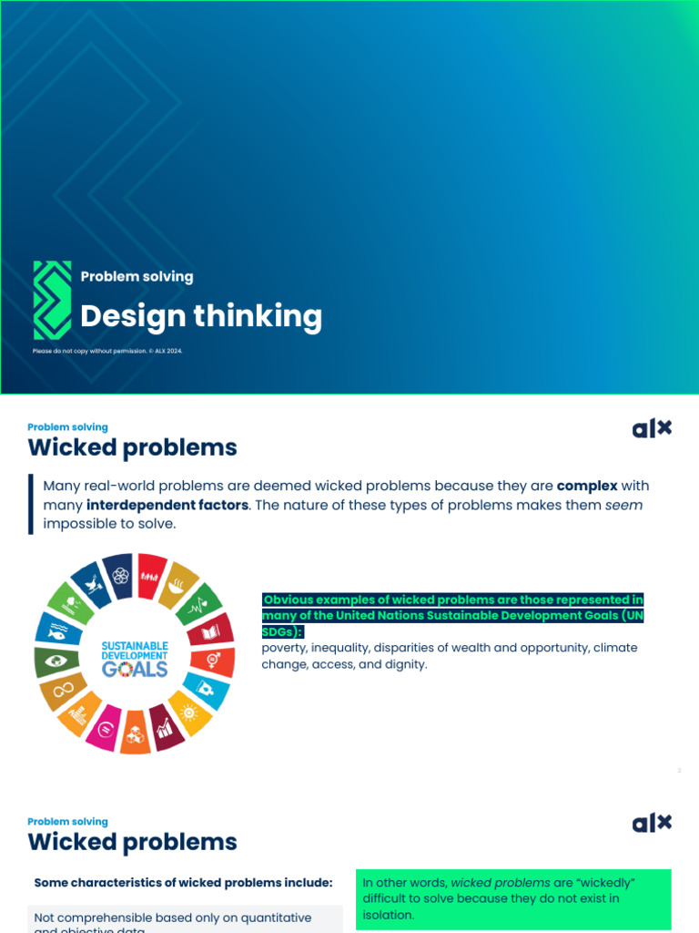 Design thinking [Slides][Re-brand] | PDF | Design Thinking | Thought