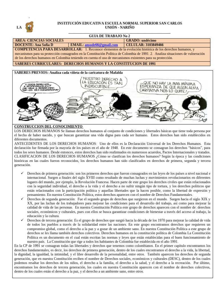 Guia de La DDHH | PDF | Derechos | Derechos humanos