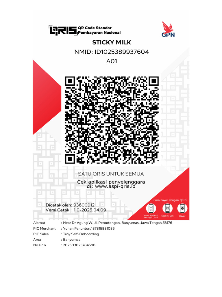 Qris - Sticker 2 | PDF