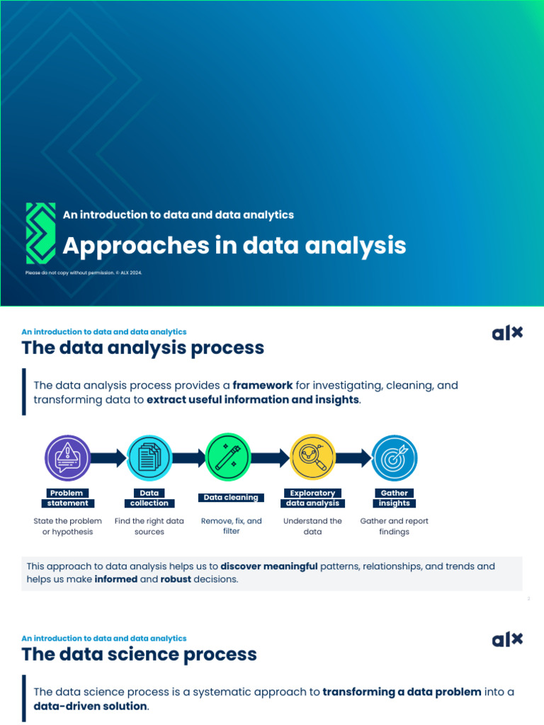 Approaches in Data Analysis (Slides) (Re-Brand) | PDF | Data Analysis | Quantitative Research