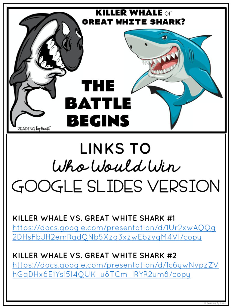 Citing Evidence: Orca vs. Shark Activity | PDF | Fish | Zoology