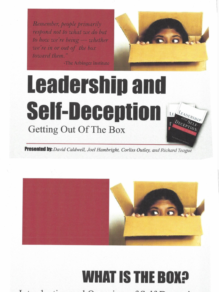 Leadership and Self-Deception Review | PDF
