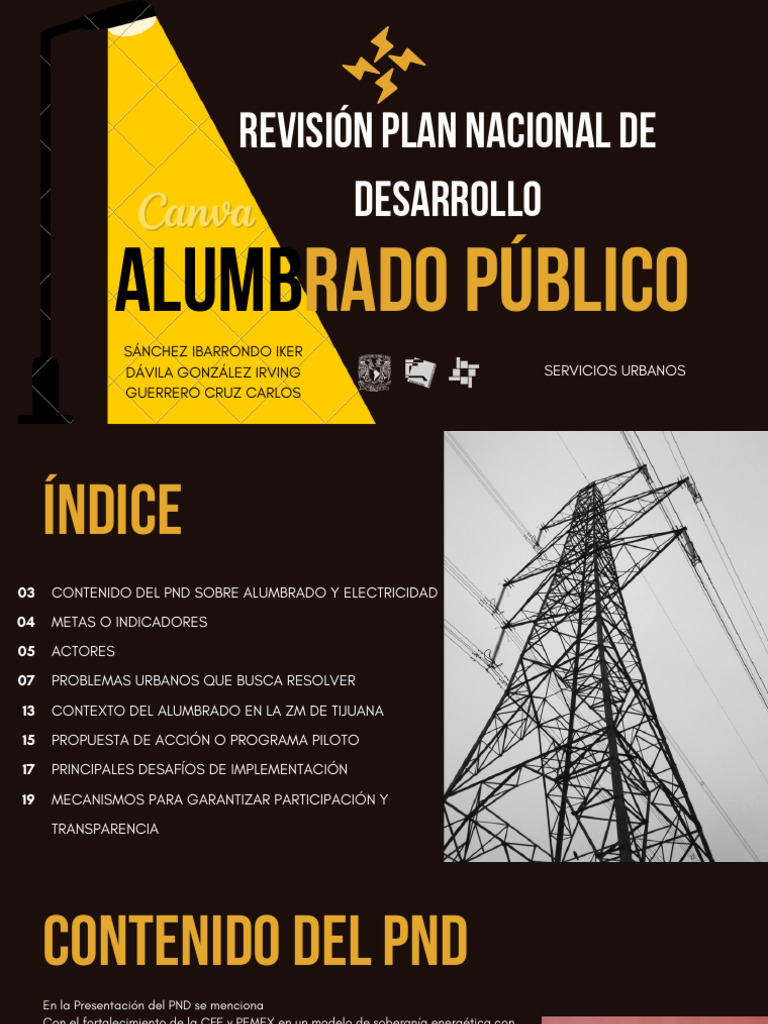 REVISION PND ALUMBRADO PÚBLICO | PDF | Sustentabilidad | Energía renovable