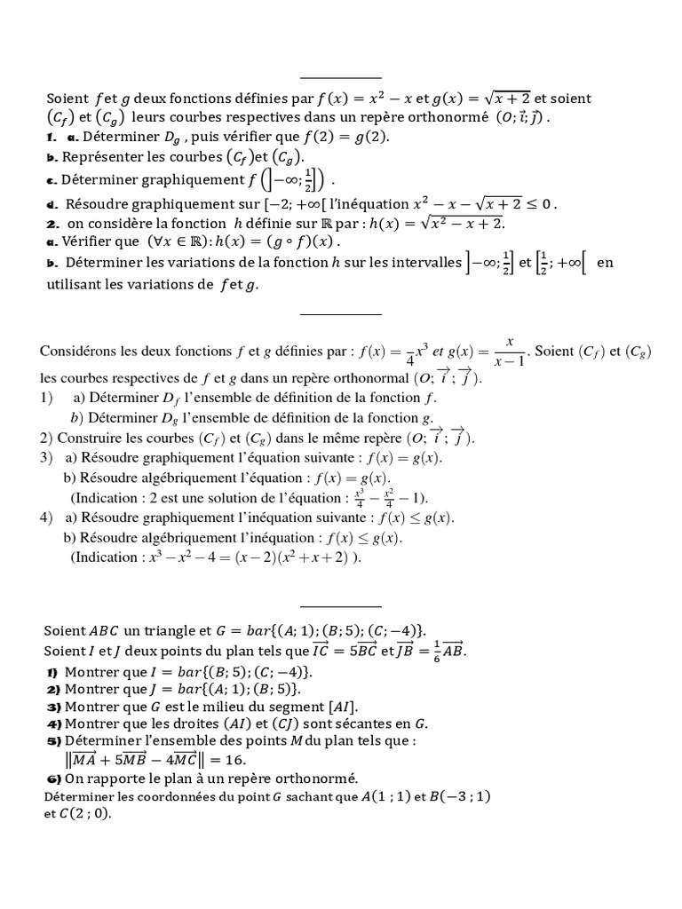 Résolution algébrique d'équations | PDF | Mathématiques | Concepts ...