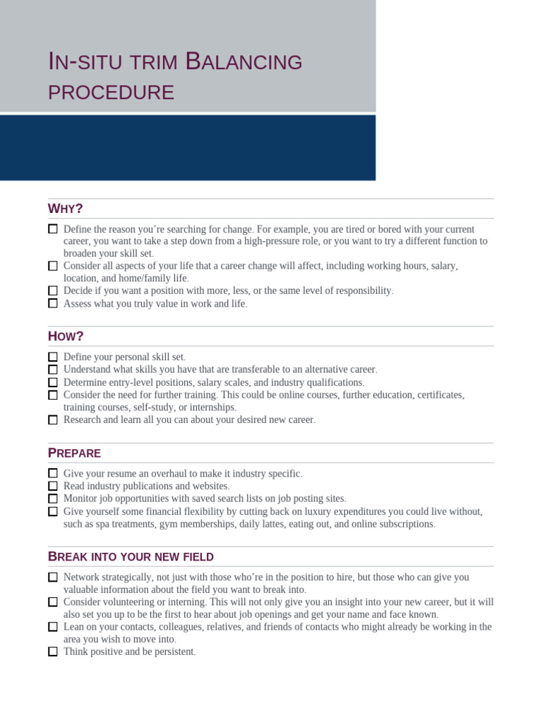 Trim Balancing | PDF