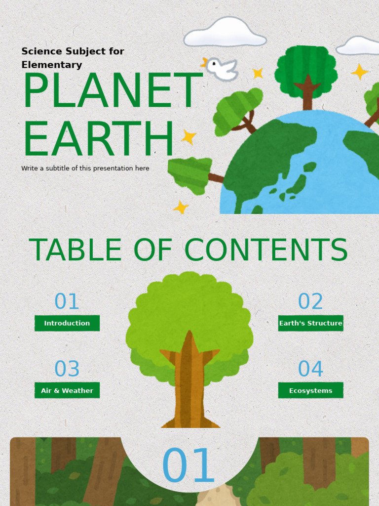 Cute Illustrative Science Subject For Elementary Planet Earth | PDF | Earth | Geophysics