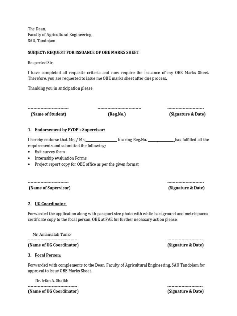 Application Format | PDF